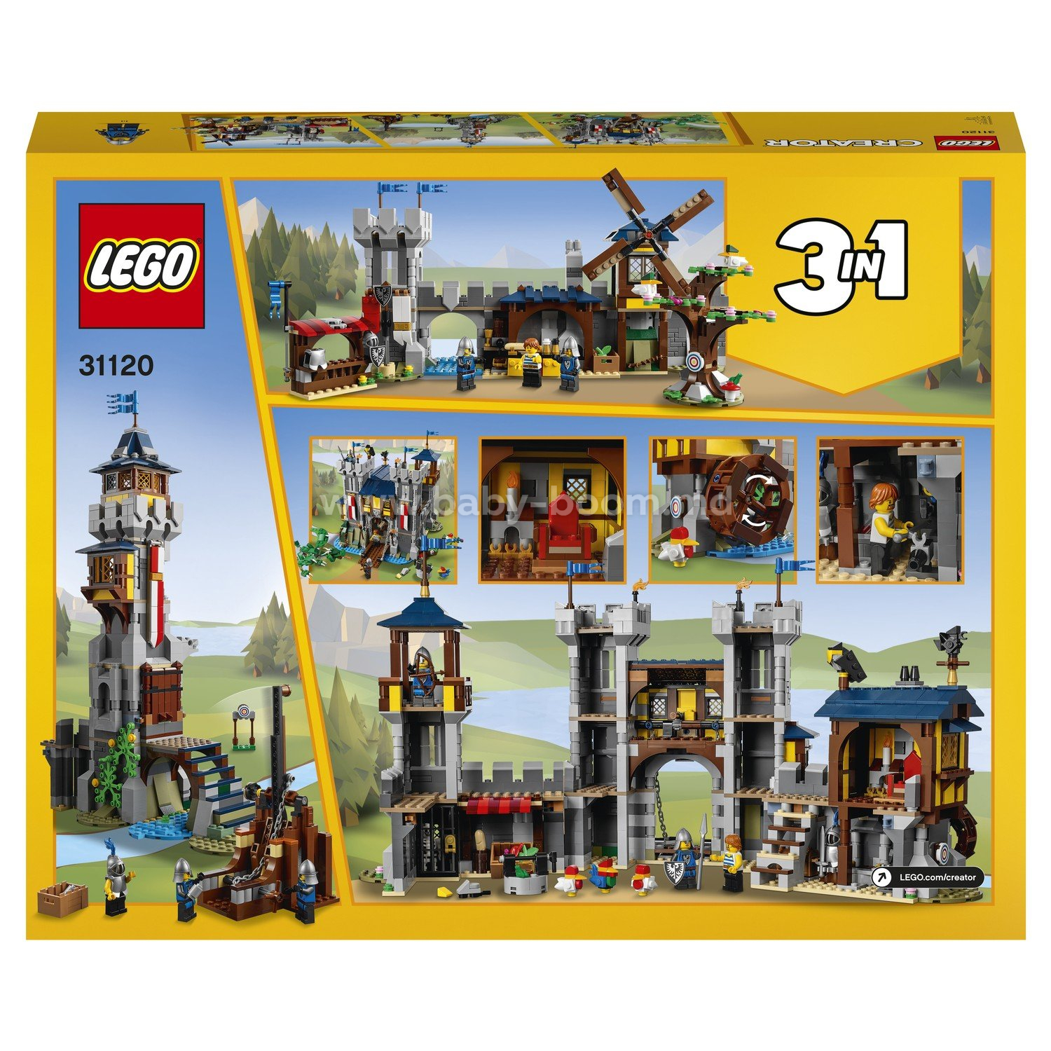 Lego Creator 31120 Конструктор Средневековый замок (1426 дет.) купить в ...