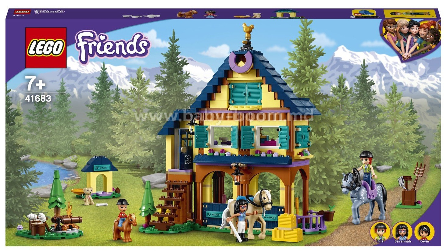 Lego Friends 41683 Конструктор Лесной клуб верховой езды (511 дет ...